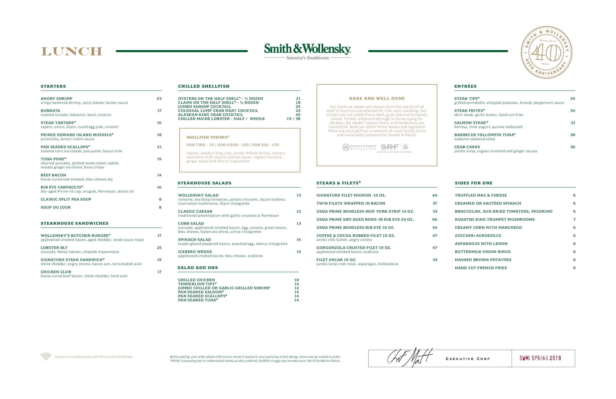 Smith & Wollensky Best Waterfront Restaurant Miami